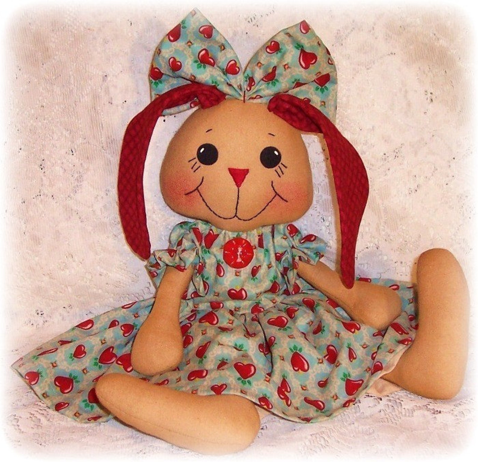 Bunny Rabbit PATTERN PDF Pattern Softie Animal Rag Doll - Etsy