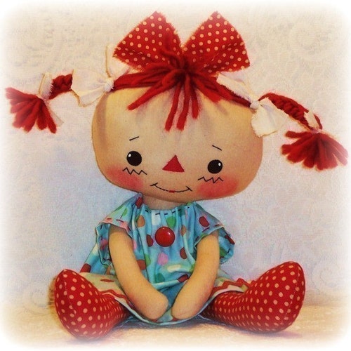 Primitive Doll Pattern Raggedy Ann Pattern Primitive Annie - Etsy