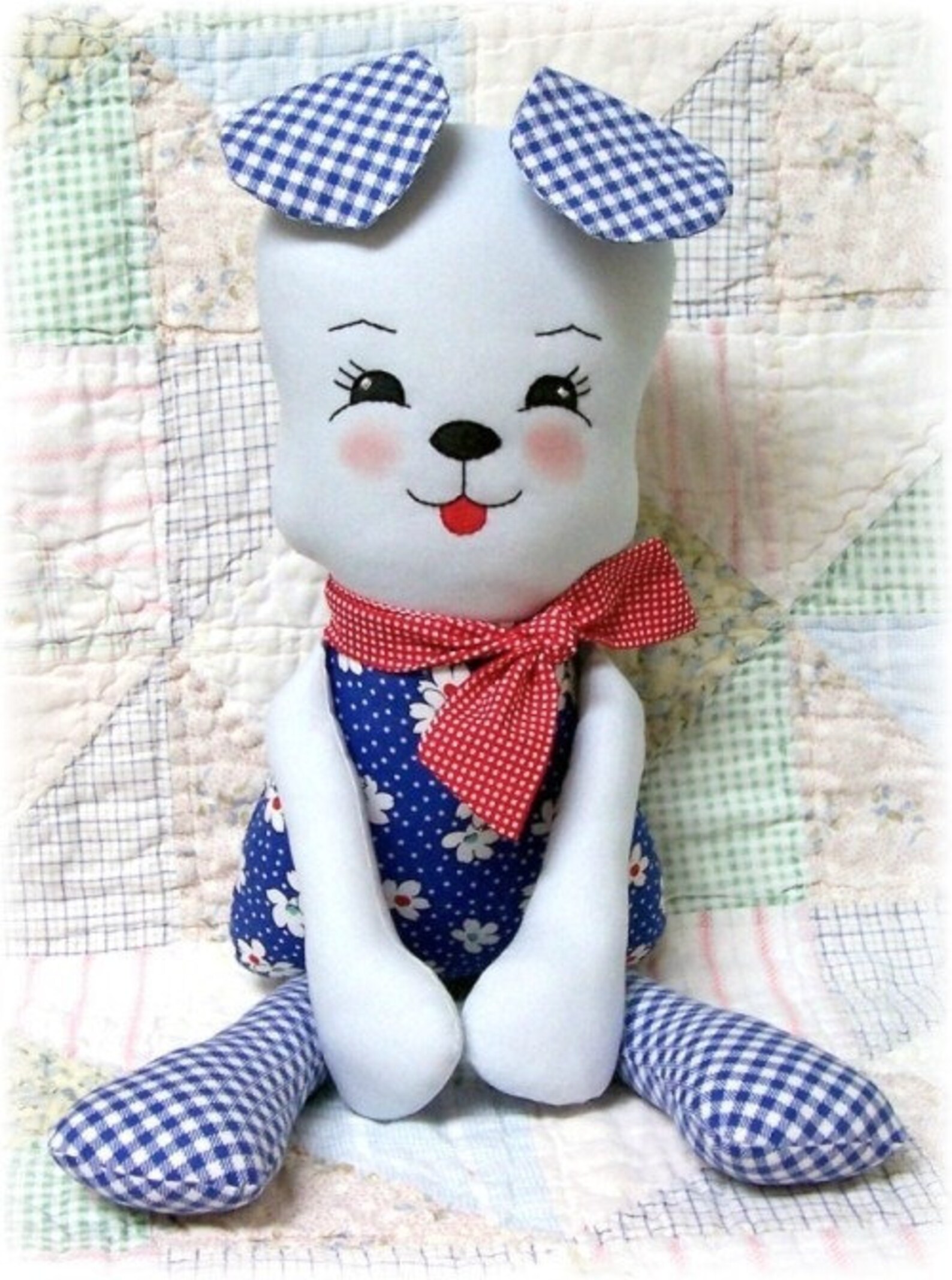 Puppy Dog PATTERN, PDF Sewing Pattern, Stuffed Animal, Softie, Soft Toy ...