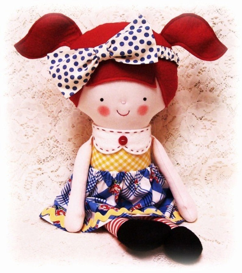 Soft Doll PATTERN INCLUDES the Doll Clothes PDF Sewing - Etsy