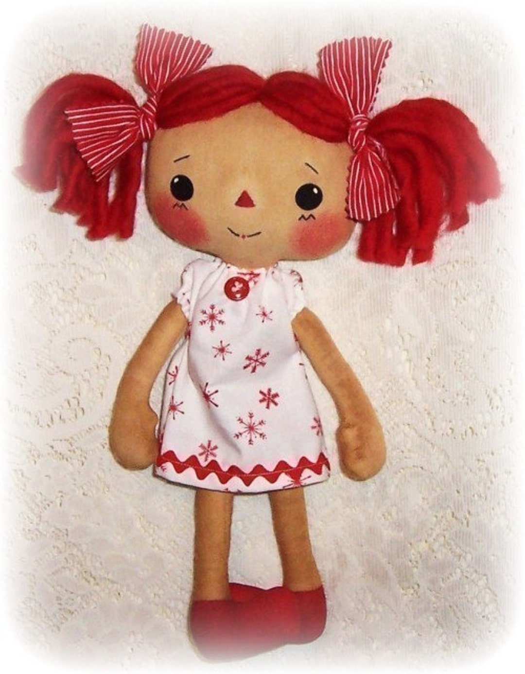 Small Doll Pattern, Cloth Doll Pattern, PDF Sewing Pattern, Rag Doll ...