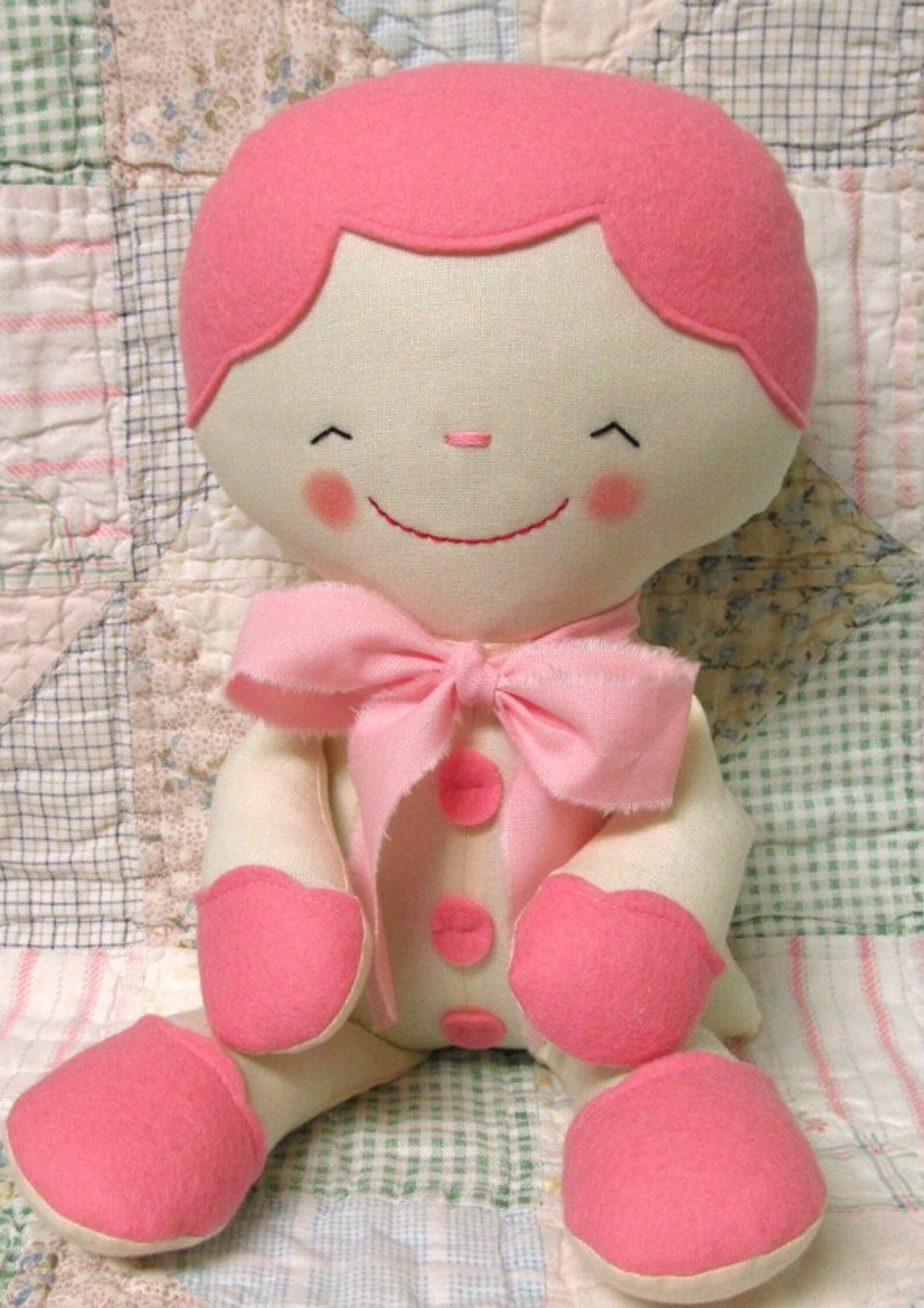 Rag Doll PATTERN PDF Pattern Cloth Doll Softie Soft Toy - Etsy