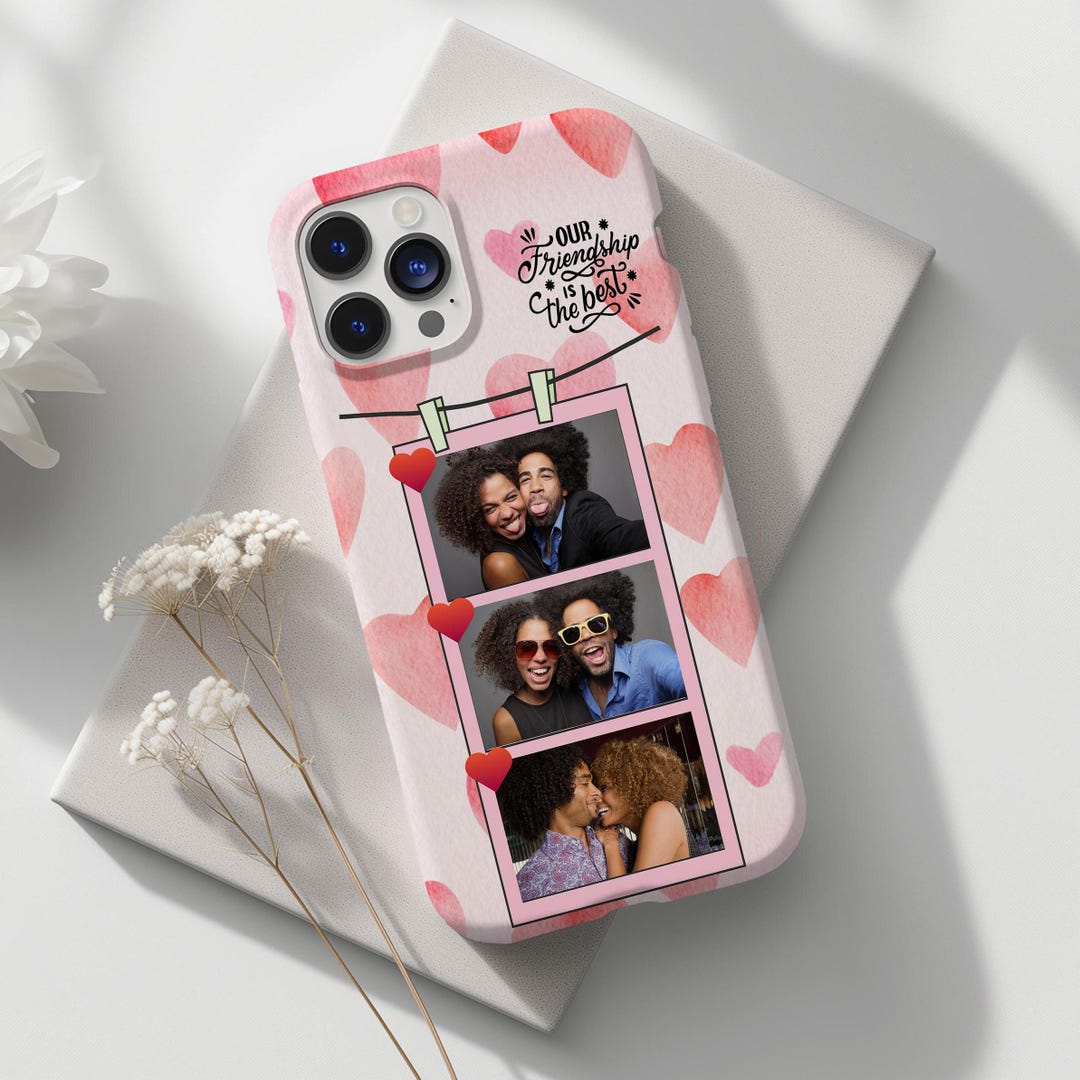 Valentine's Day Custom Photo Collage Phone Case Gift, Romantic ...