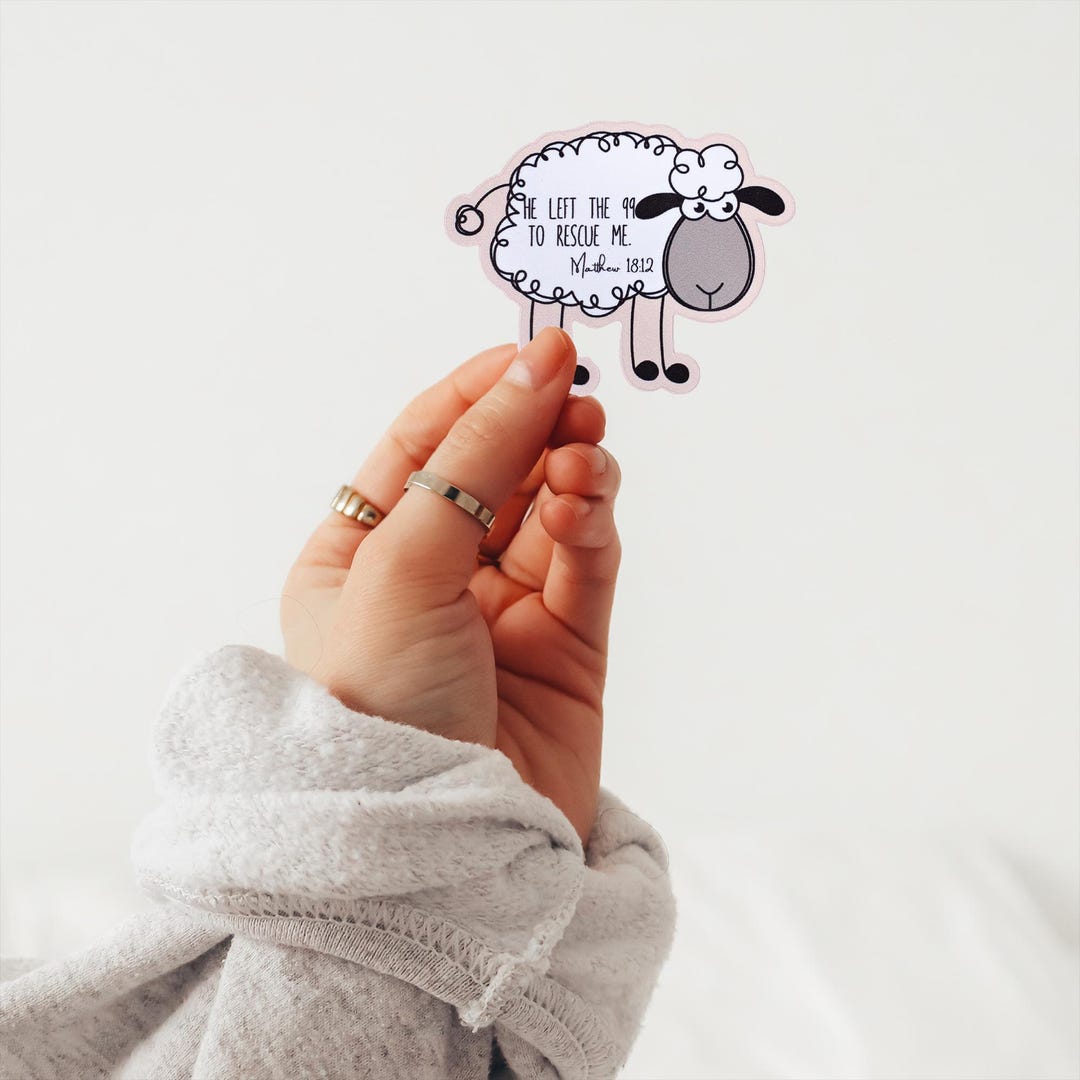 He Left the Ninety Nine Christian Stickers | Bible Verse Sticker ...