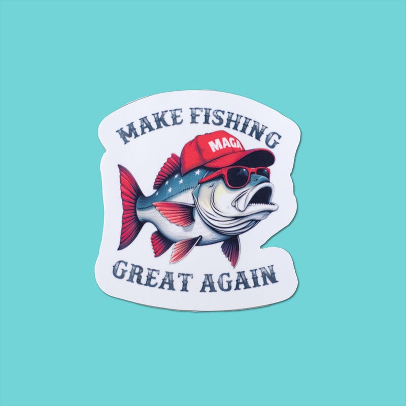 Fishing Stickers - Etsy