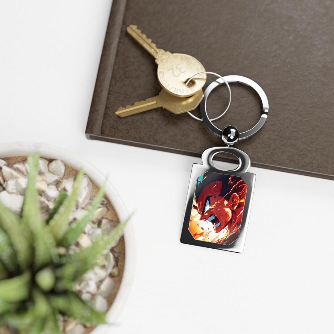 Rectangle Photo Keyring, Dragon Ball Keychain, Anime Key Holder, Geeky ...