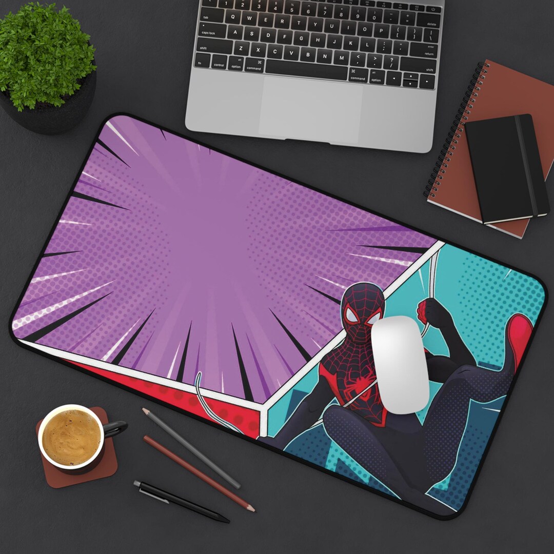 Desk Mat Spiderman Design, Marvel Movie Fan Gift, Large Gaming Mouse ...