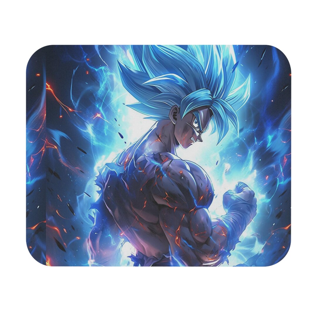 Rectangle Mouse Pad Goku Design, Anime Gift, Gaming Desk Accessory ...