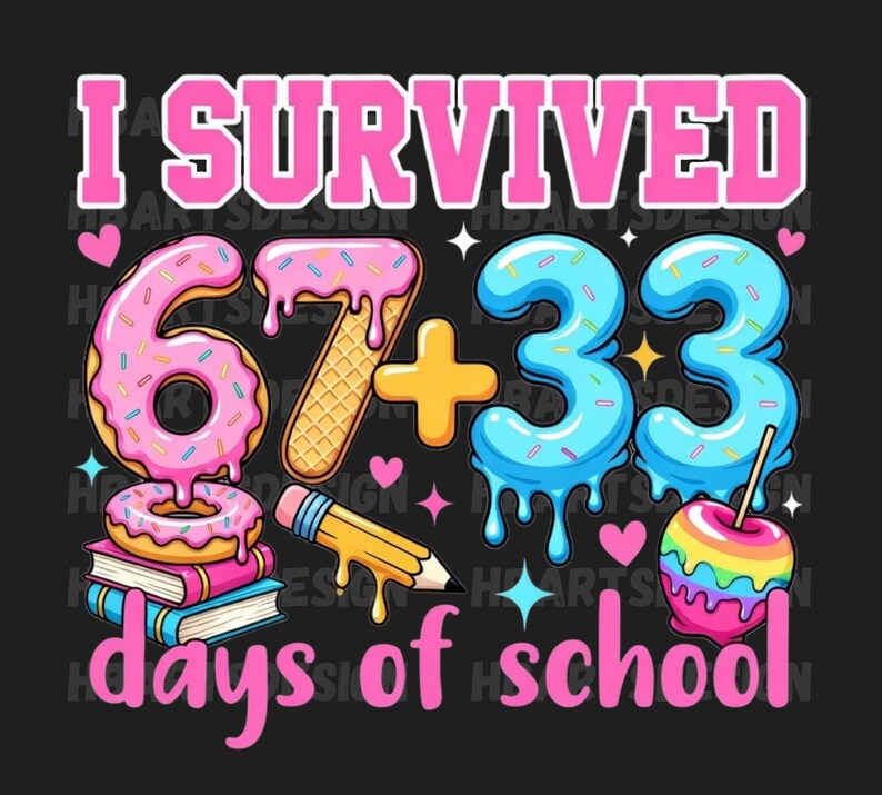 I Survived 100 Days of School PNG, Teacher Gift (digital Download) - Etsy