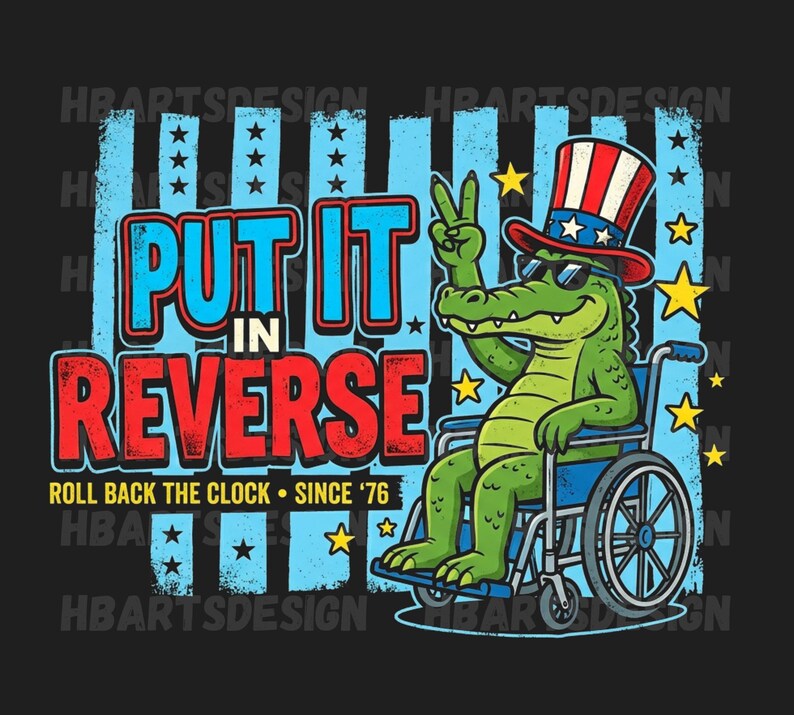 Patriotic Alligator Meme PNG, Funny 4th of July Shirt Design (digital ...