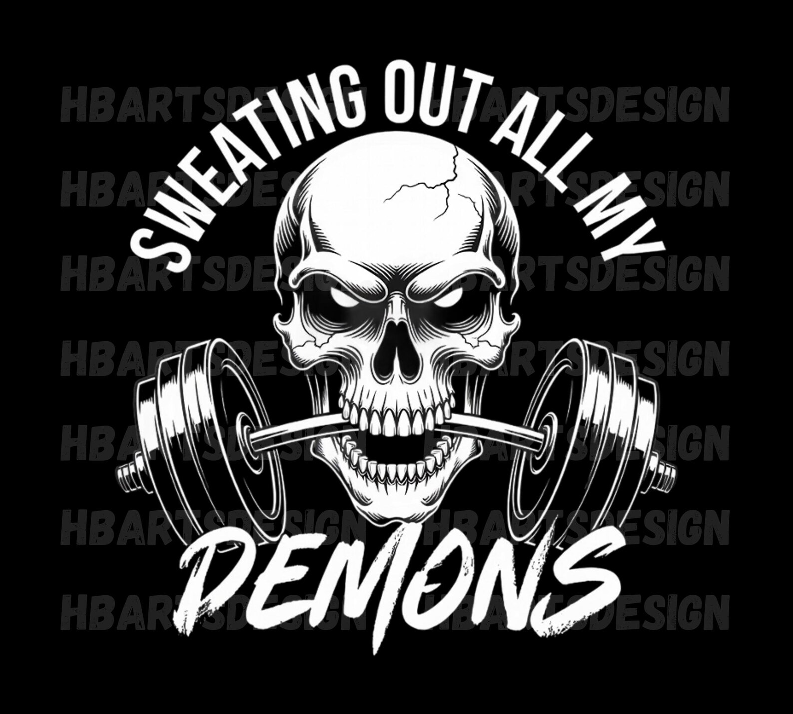 Sweating Out All My Demons PNG, Workout Shirt Design, Gym Quote Art ...