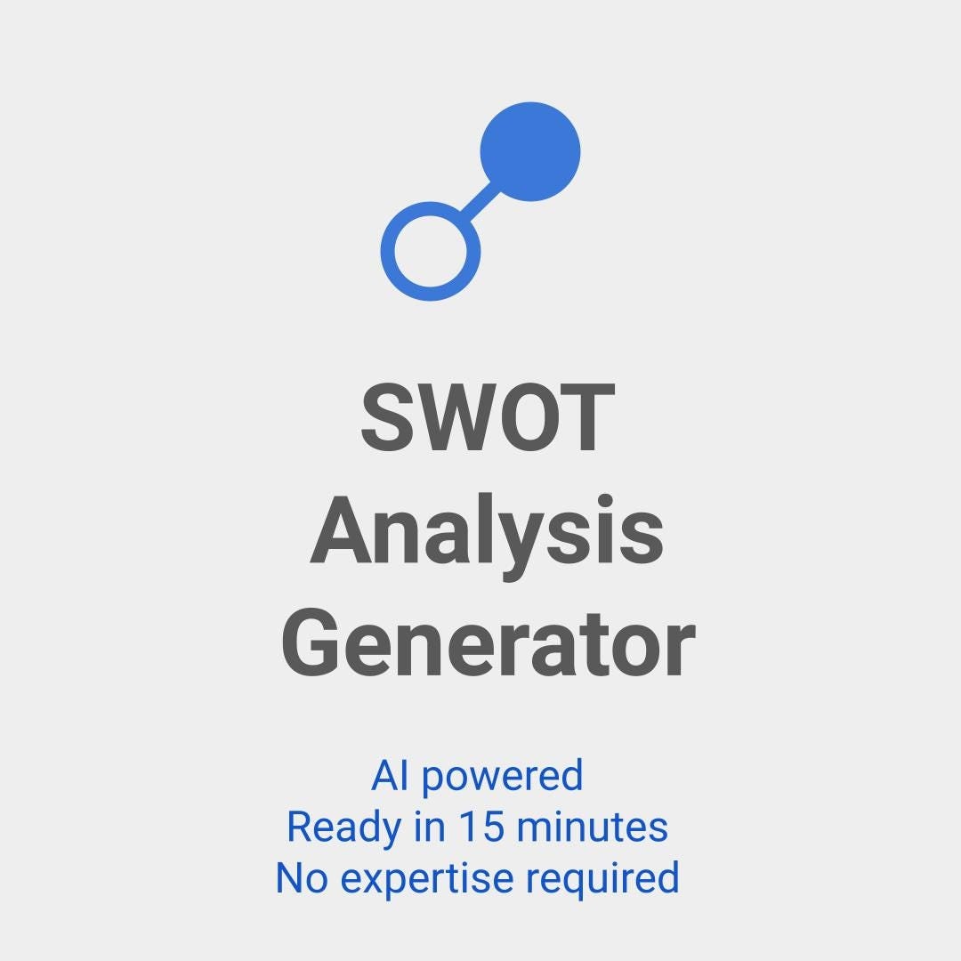 Ai-powered SWOT Analysis Generator - Etsy
