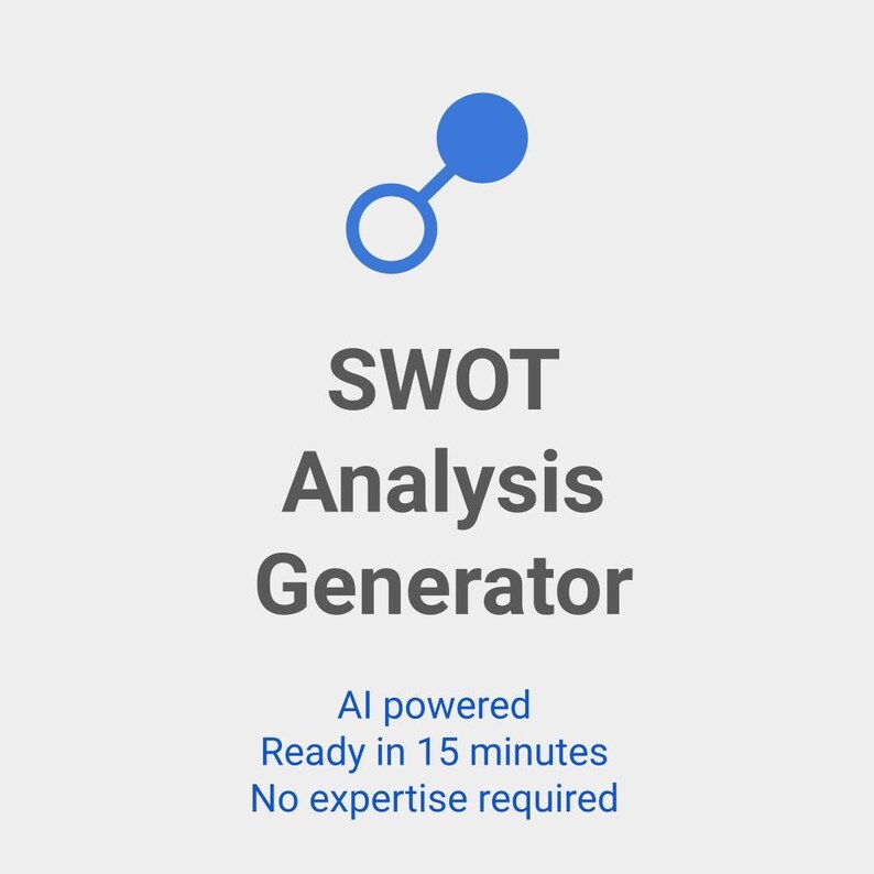 Ai-powered SWOT Analysis Generator - Etsy