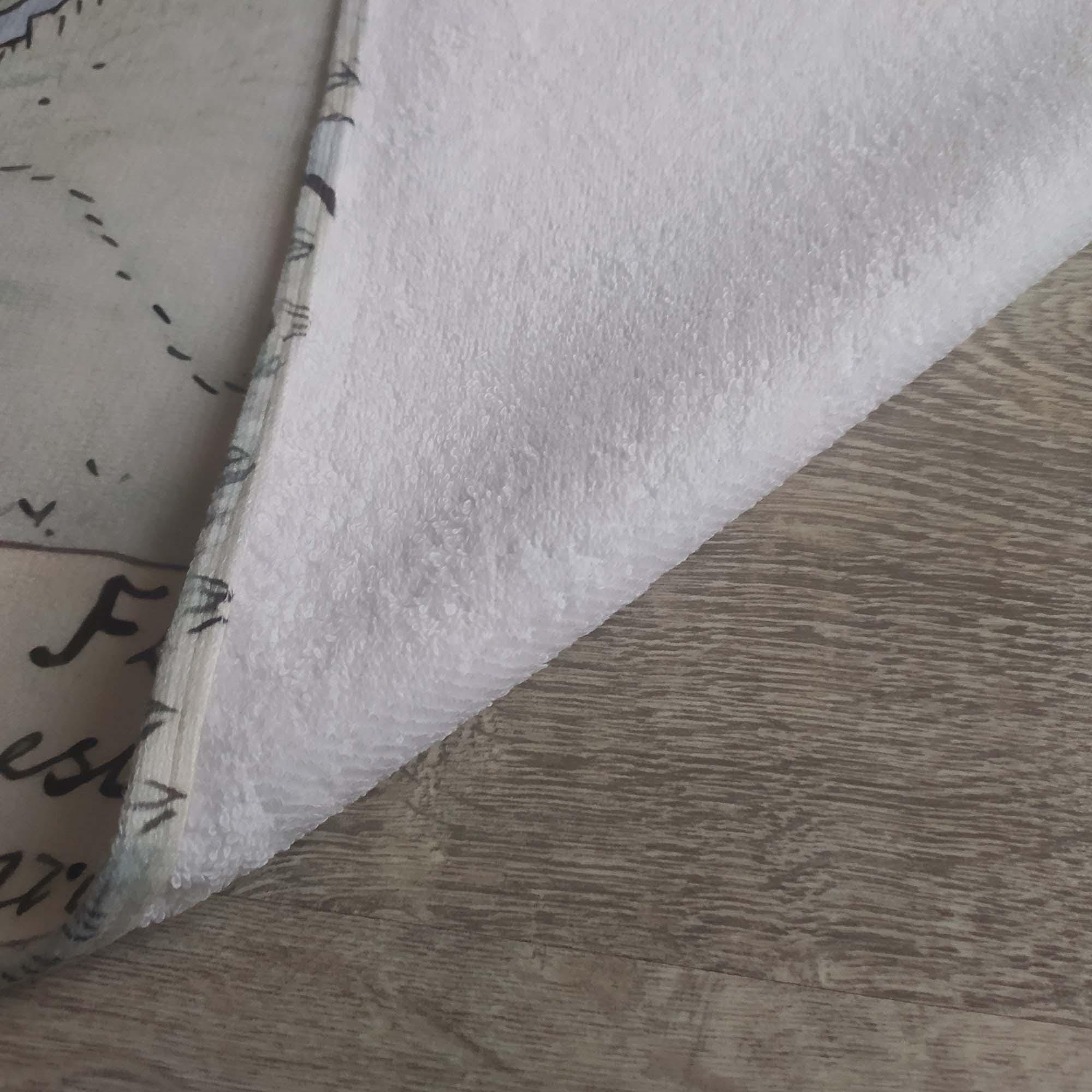 World Map Towel, Beach Map Towel, Travel Gift, Map Print Towel ...