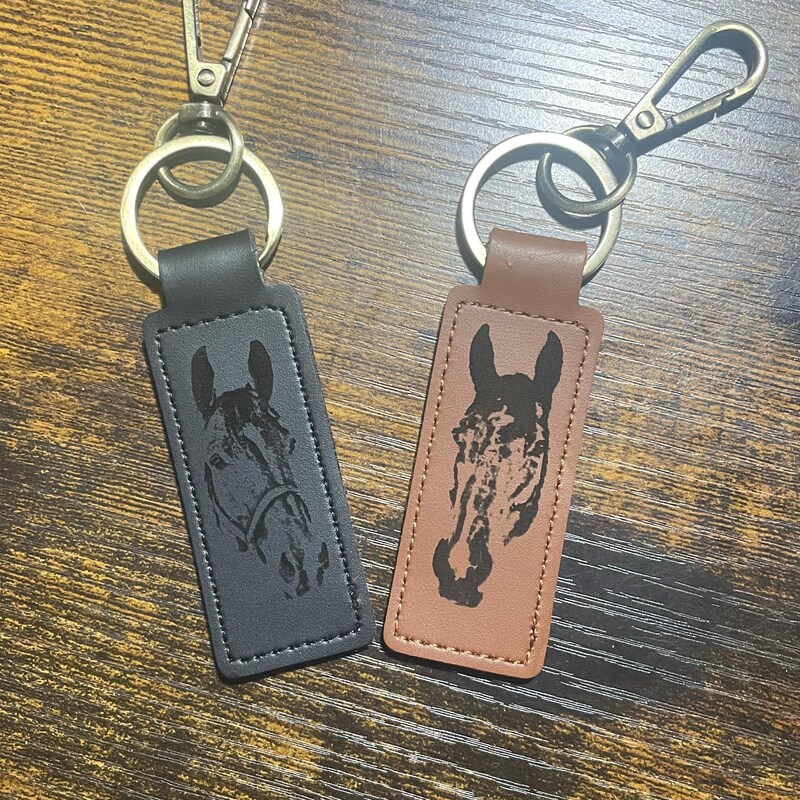 Horse Keychain - Etsy