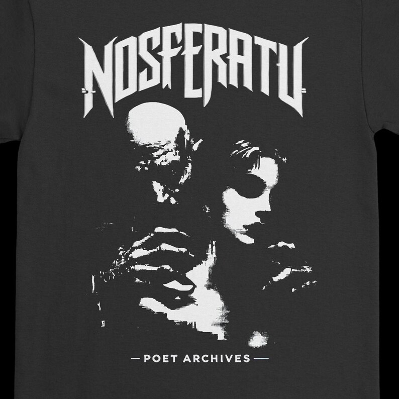 Nosferatu 1922 T-shirt: Classic Vampire Horror, Gothic Silent Film Tee ...