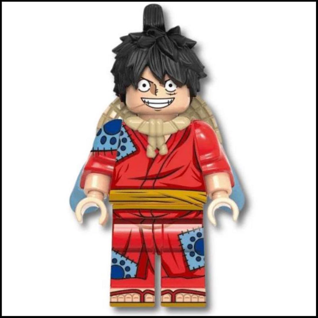 Luffy Wano Custom Art Building Block Minifigures One Piece - Etsy