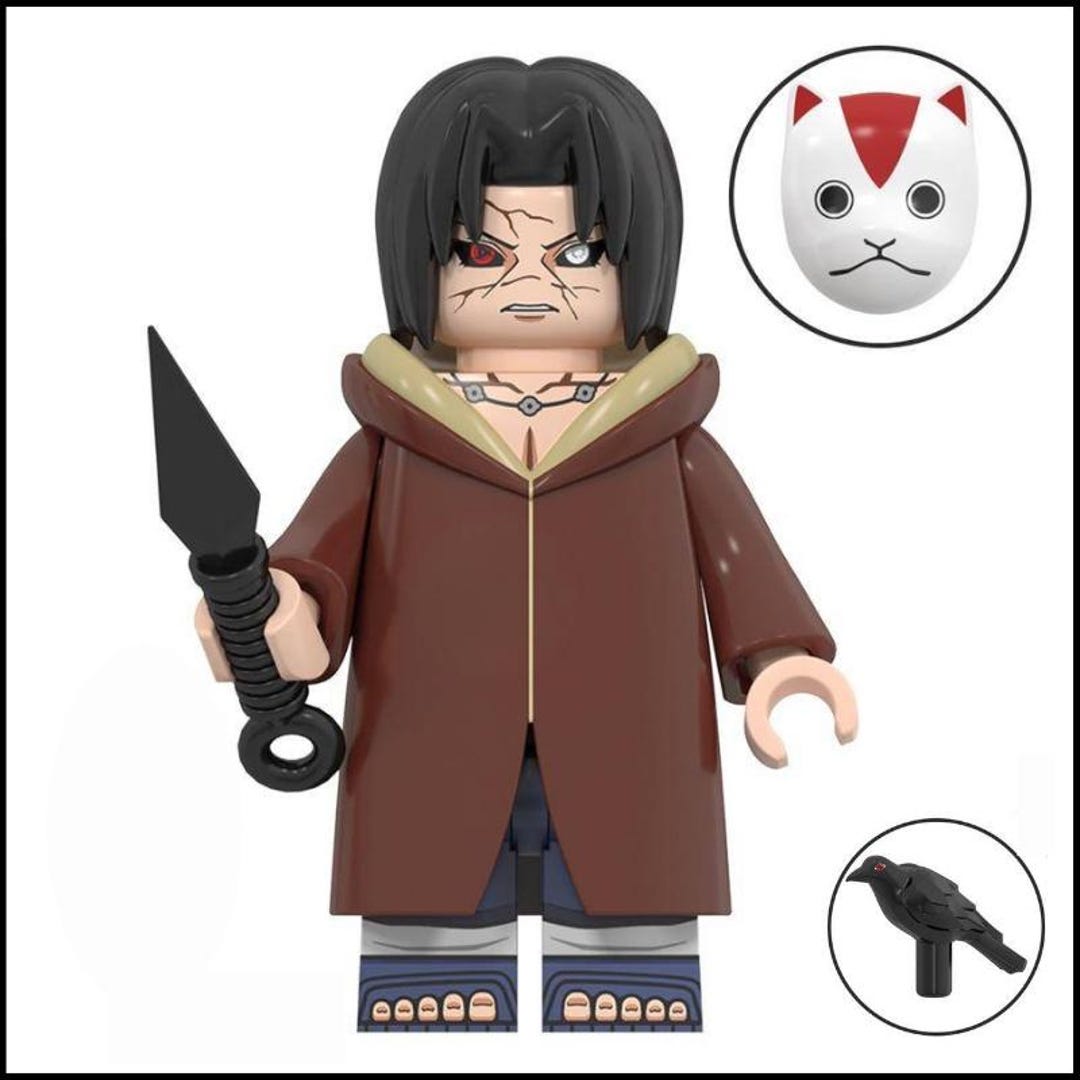 Itachi Custom Art Building Block Figures MOC JJK - Etsy