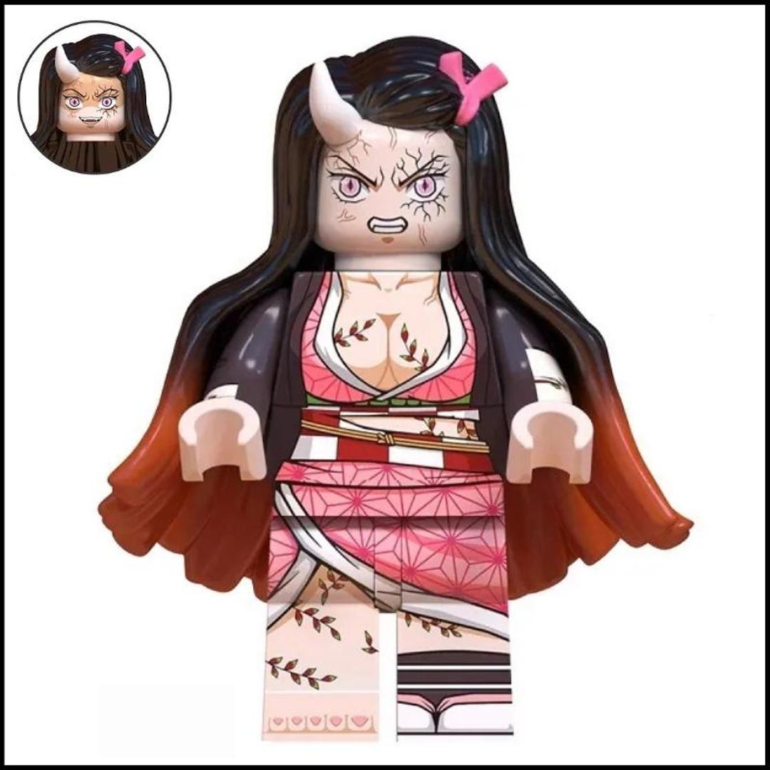 Kamado Nezuko 2 Custom Art Building Block Minifigures Demon Slayer - Etsy