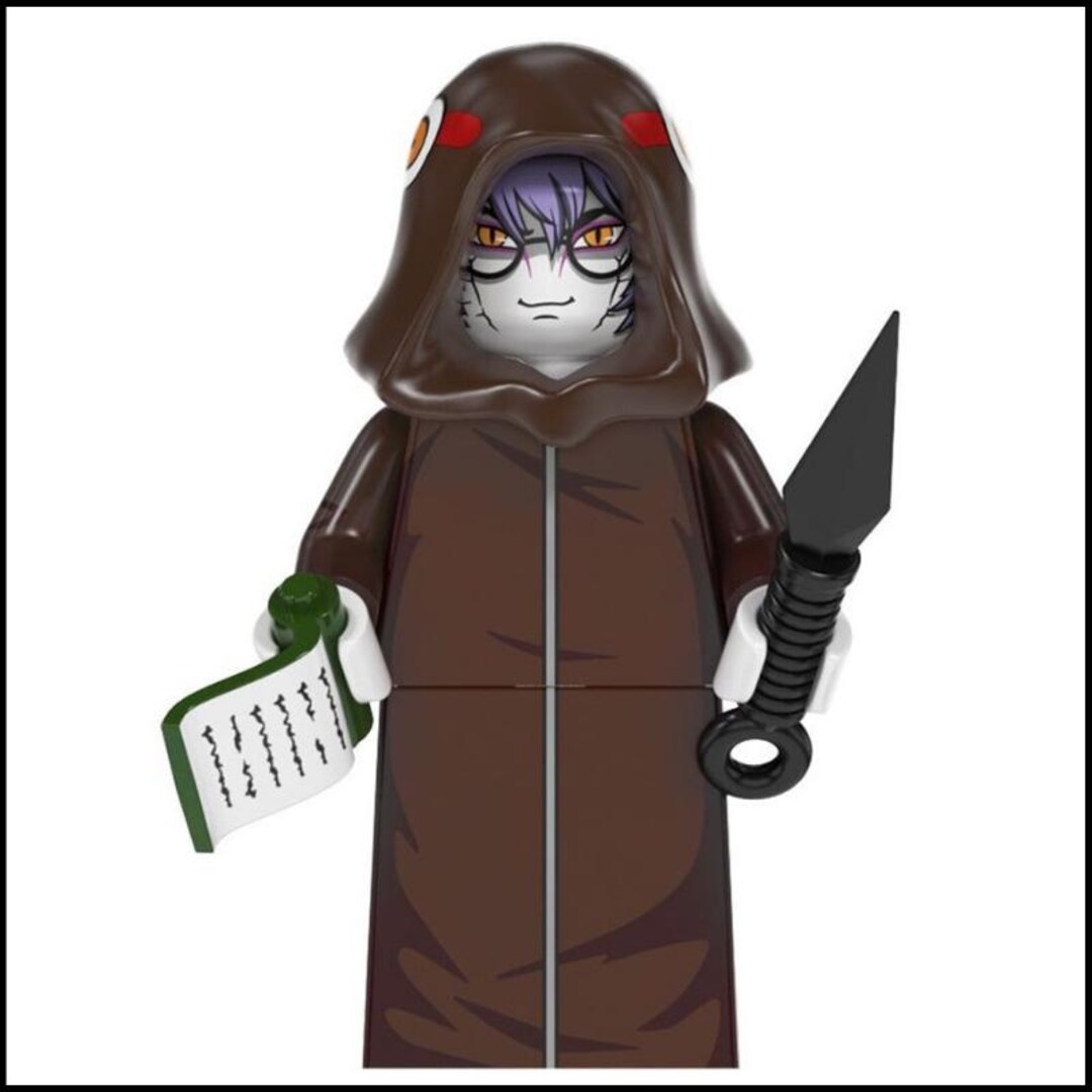 Kabuto Custom Art Building Block Figures MOC Naruto Shippûden - Etsy