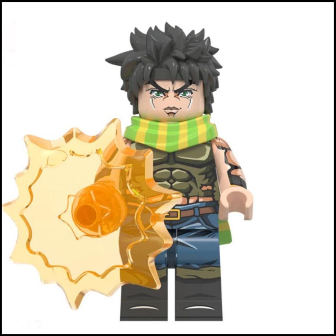 Joseph Joestar Custom Art Building Block Figures MOC Jojo's Bizarre ...