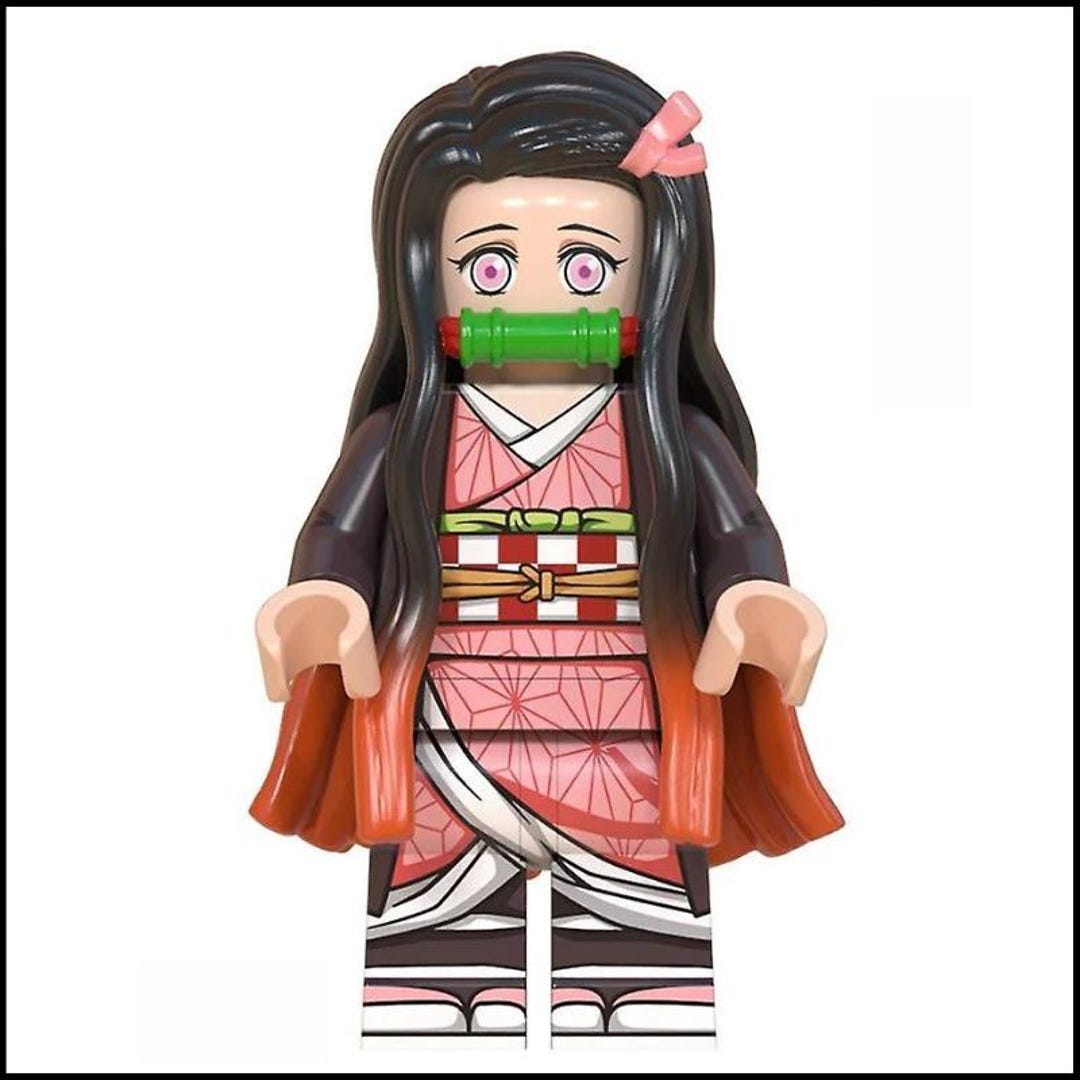 Kamado Nezuko Custom Art Building Block Minifigures Demon Slayer - Etsy