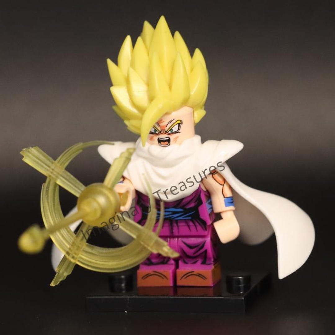 Gohan SSJ2 - Custom Art Brick Figure MOC - Dragon Ball Z - - Etsy