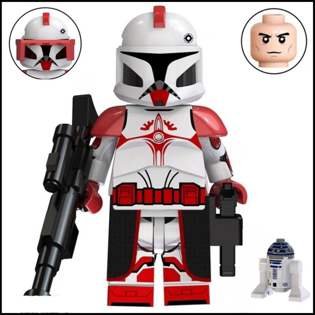 Commander Fox Custom Art Building Block Minifigures Star Wars ...