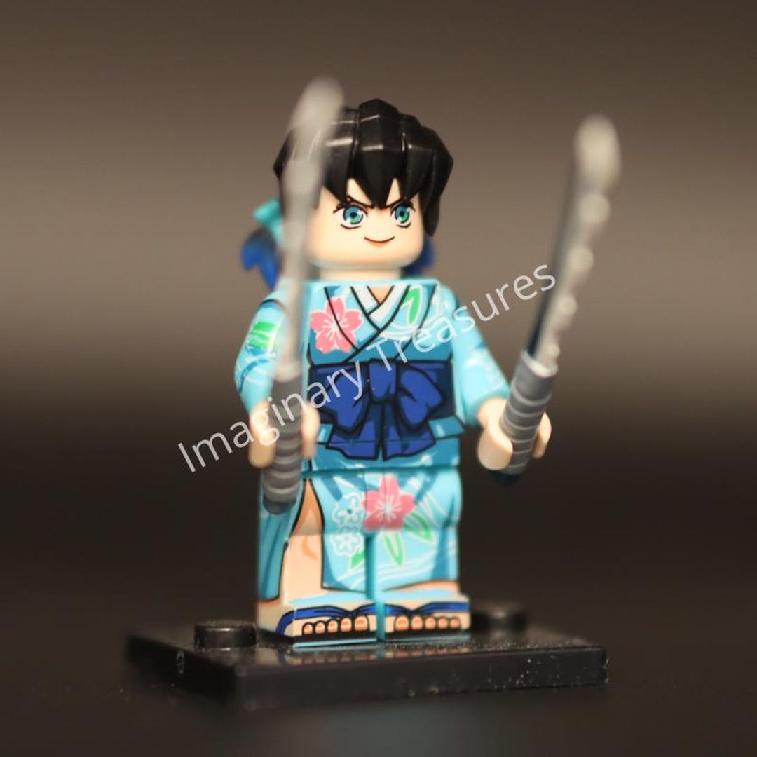Inosuke Geisha - Custom Art Brick Figure MOC - Demon Slayer - - Etsy