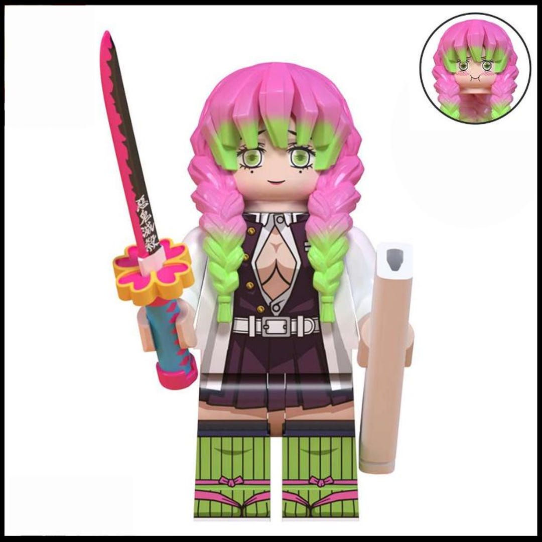 Mitsuri Kanroji Custom Art Building Block Minifigures Demon Slayer ...