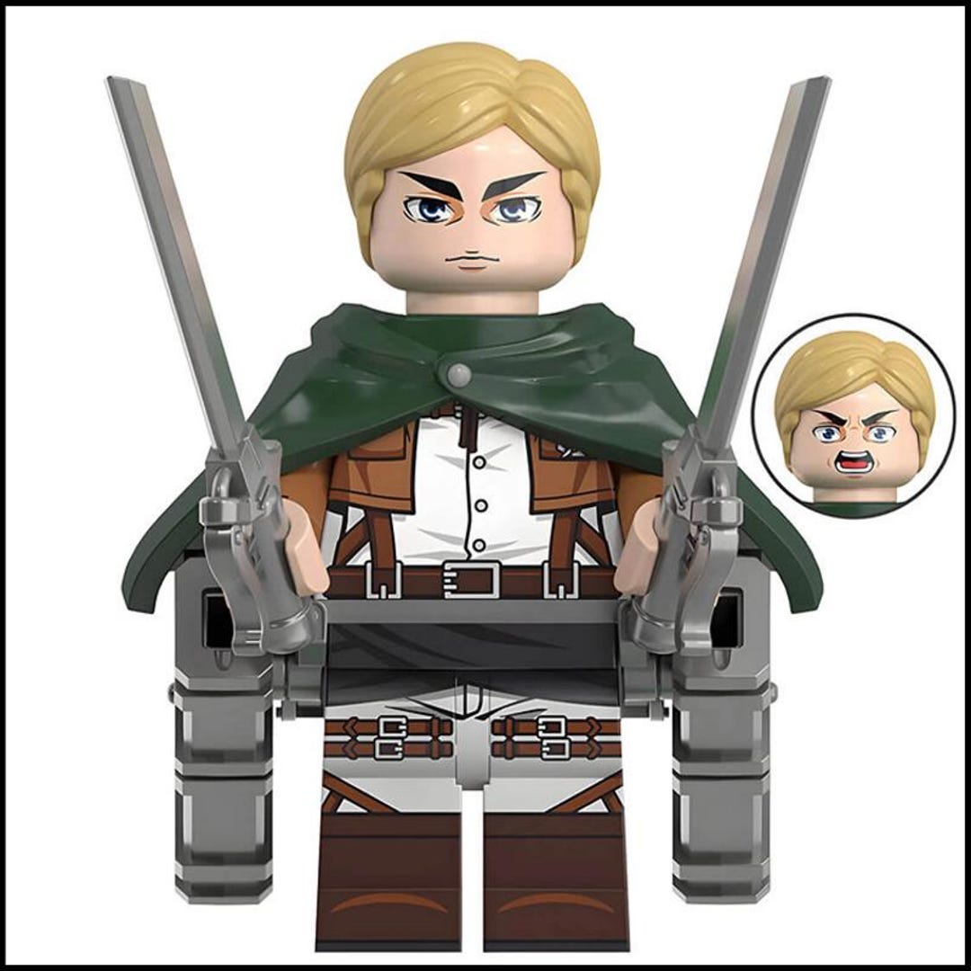 Erwin Custom Art Building Block Minifigures SNK - Etsy