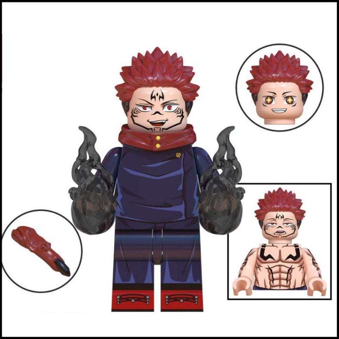 Sukuna Custom Art Building Block Minifigures JJK - Etsy