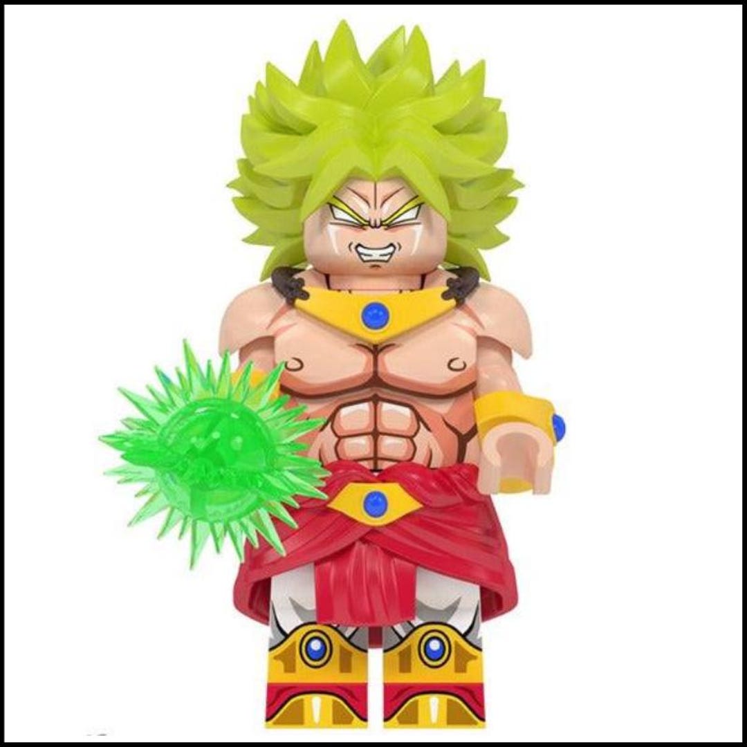 Broly Custom Art Building Block Figures MOC Dragon Ball Z - Etsy