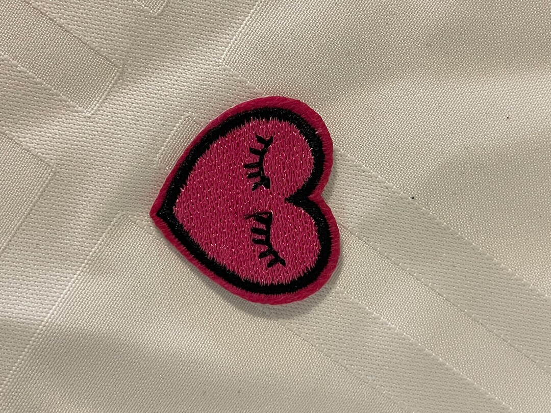 Small Sleepy Heart With Diamond Ring Patches - Etsy