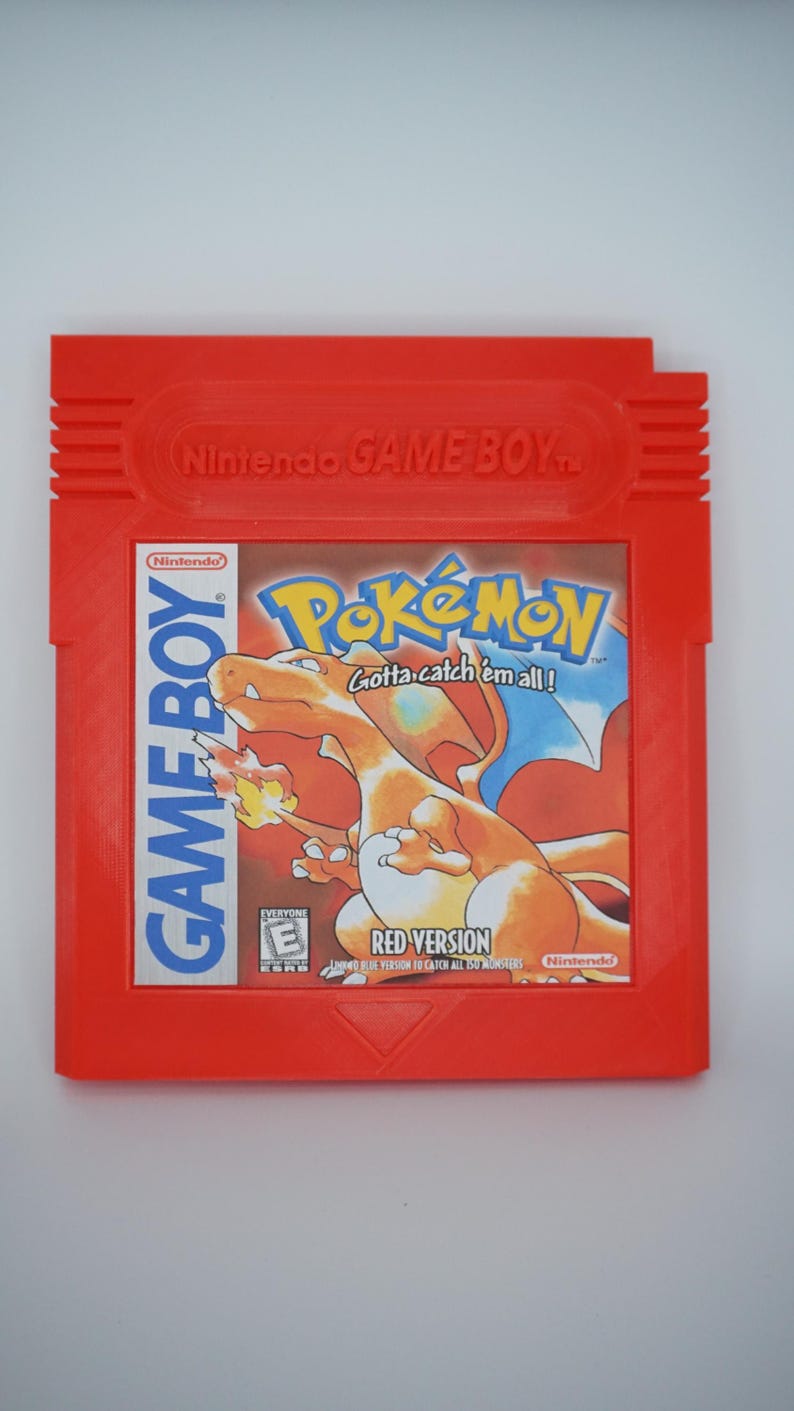 3D Printed Gameboy Pokemon Game Art Frame Large - Etsy