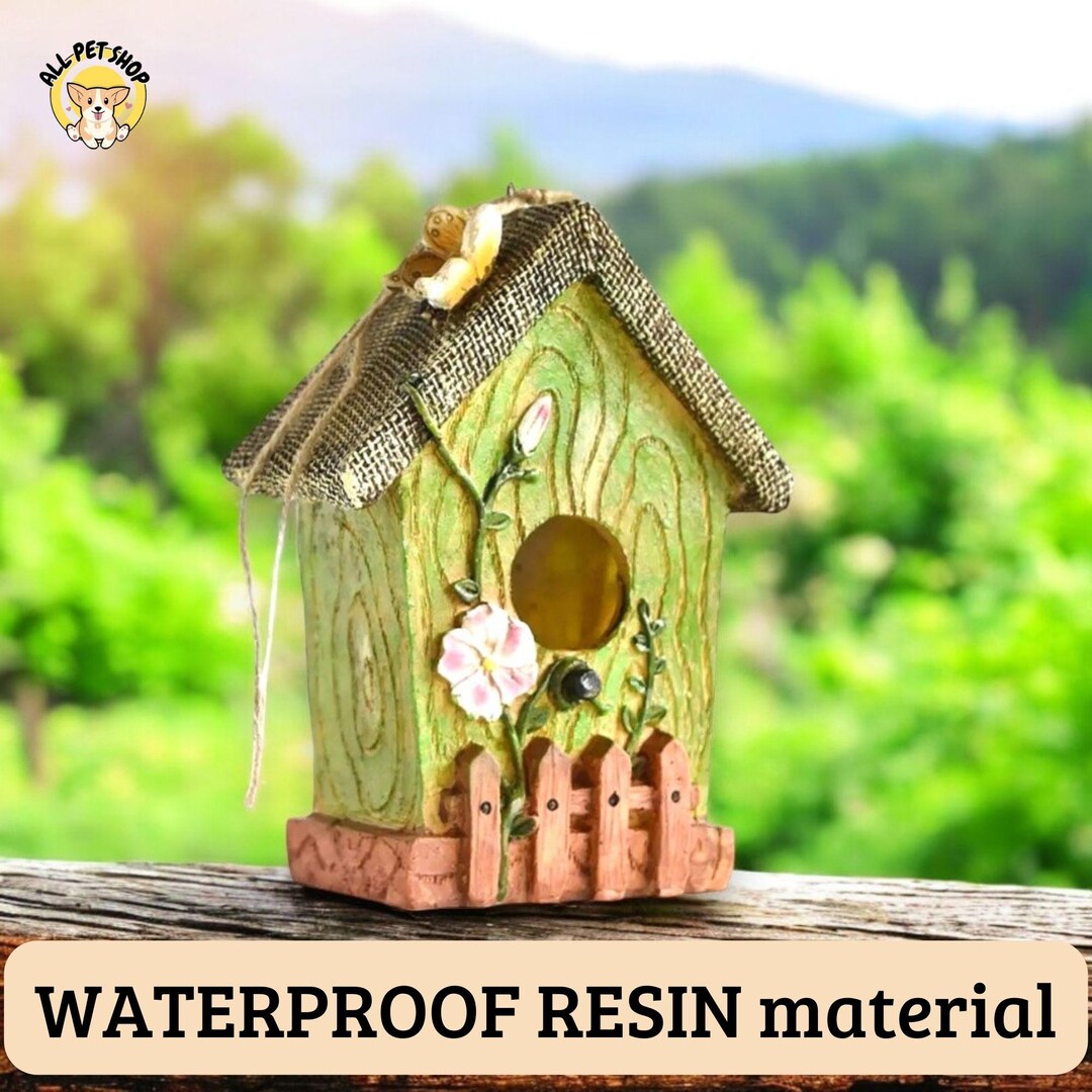 Resin Hummingbird House, Bird House for Birdwatching, Bird Cage, Bird ...