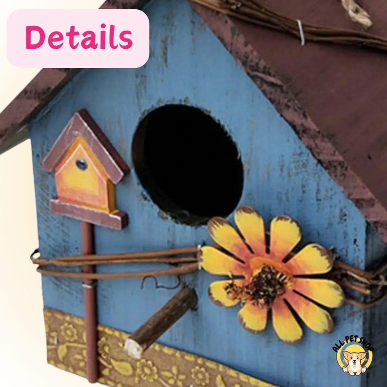 Wooden Birdhouse, Bird Cage, Bird Nest for Bird Watching, Hummingbird ...