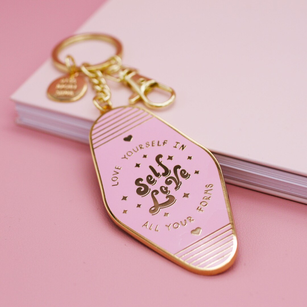 Empowering Keychain for Self Love and Positivity Mental Health Reminder ...