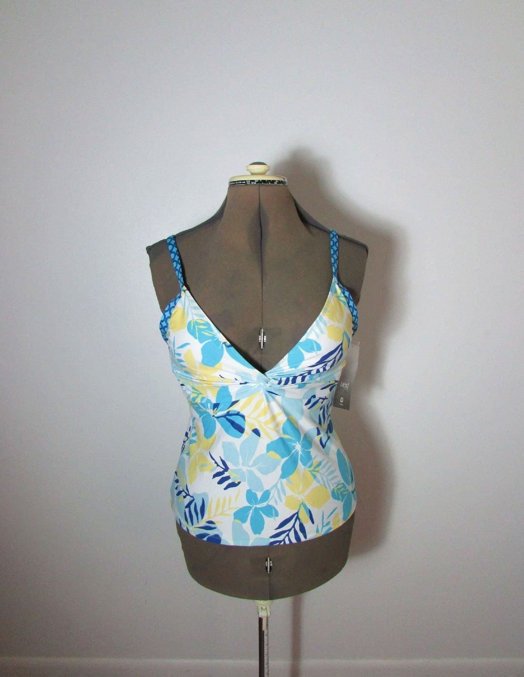 NOS Athena Swim Tankini Top, 38D, Next by Athena, Halter Top, Blue ...