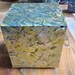 Hand Painted 100mm Aluminium Cube Art - Etsy