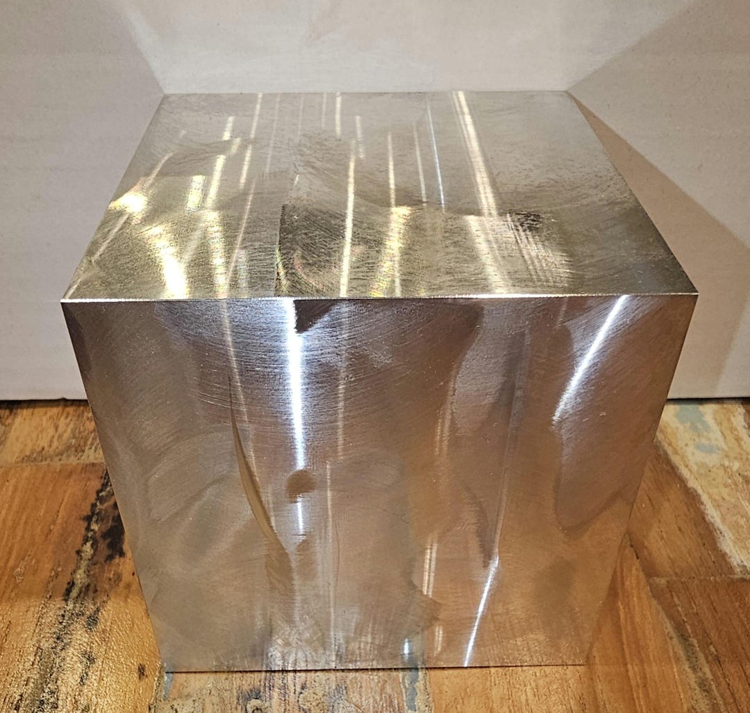 Aluminium Cube 80mm Square - Etsy