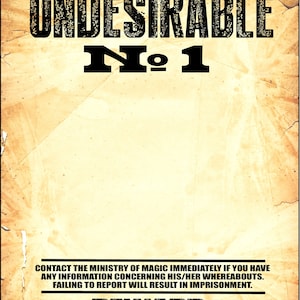 Undesirable No. 1 & Have You Seen This Wizard(s) 16 X 20 Inch Digital ...