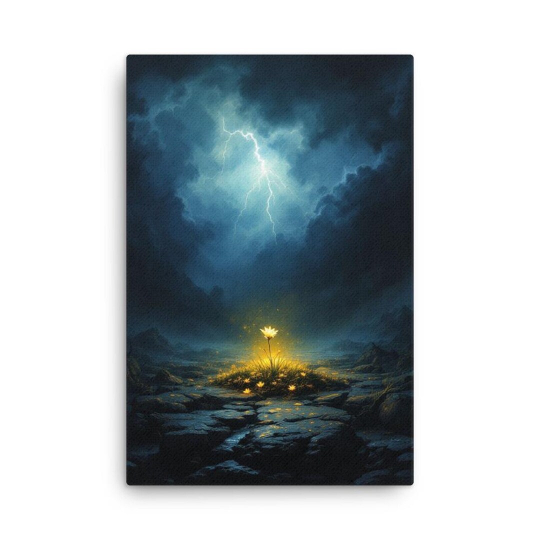 Magical Flower Wall Art Symbolising Hope Flower Wall Decor for Living ...