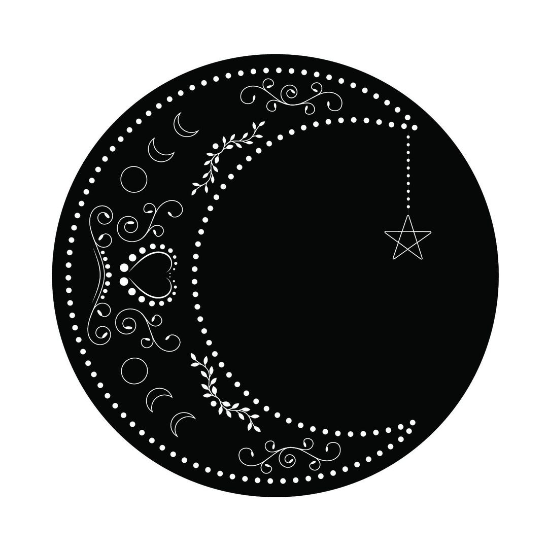 4 SVG Moons - Etsy