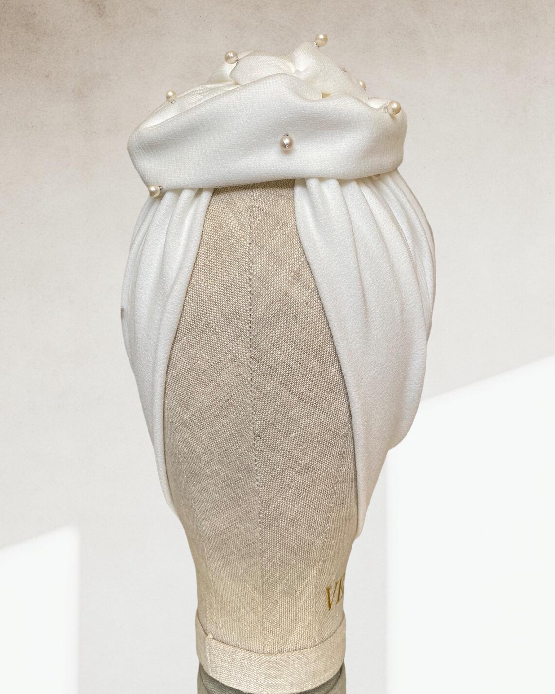 Luxury Turban for Women With Pearls, Instant Hijab, Chemo Hat, Handmade ...