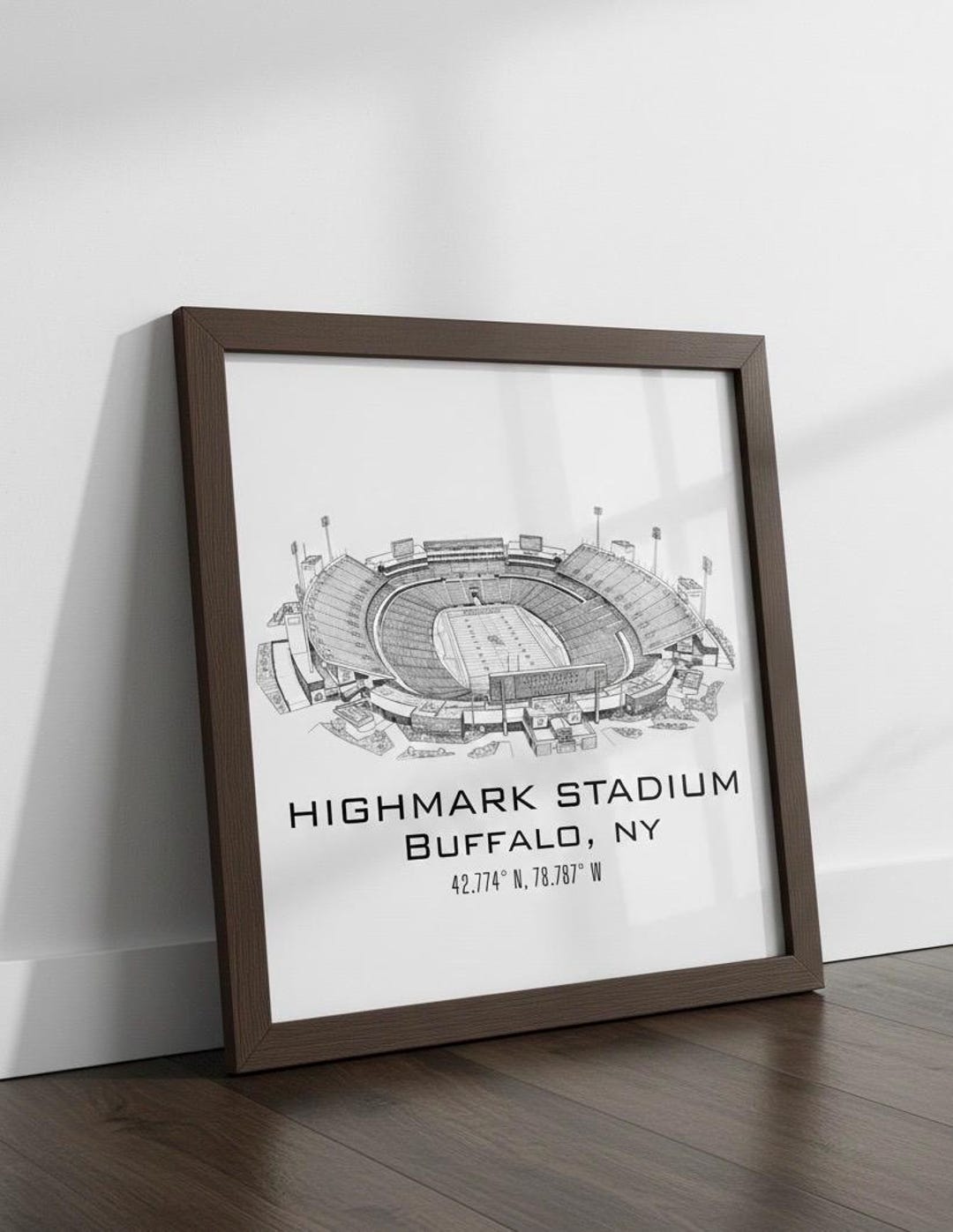 Highmark Stadium Poster, Buffalo Bills Poster Print, NFL Stadium Poster ...