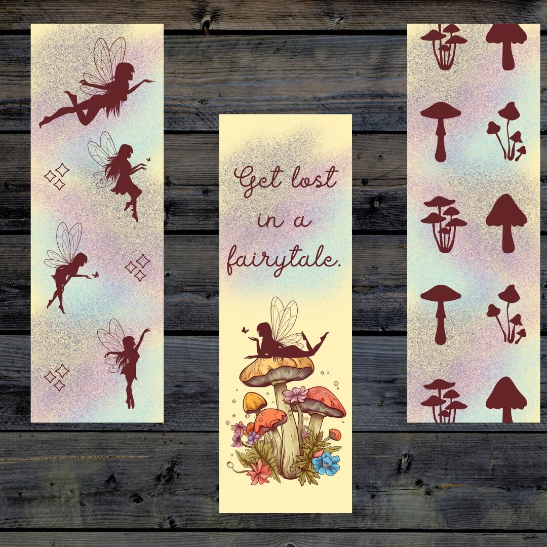 Fairytale Bookmarks | Printable Bookmarks | Digital Download Bookmarks ...