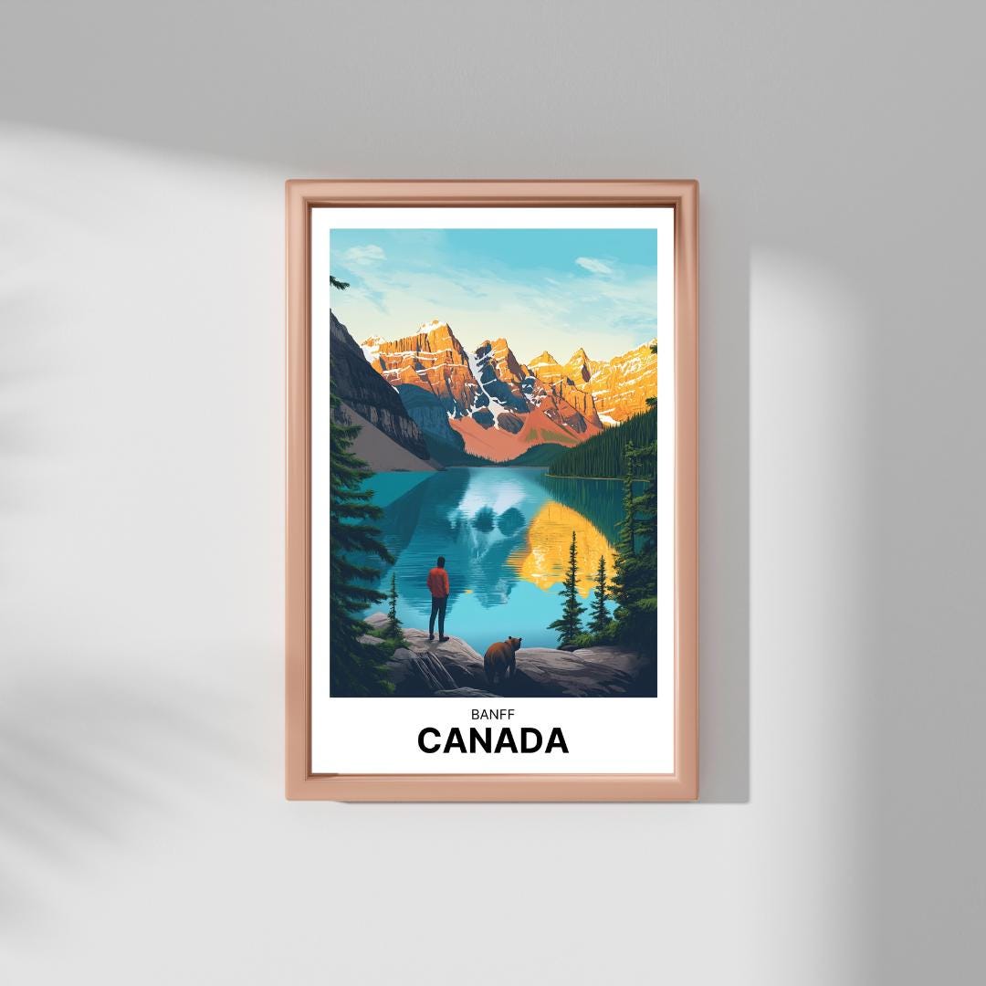 Banff Print, Banff Wall Art, Banff Poster, Banff Photo, Banff Poster ...