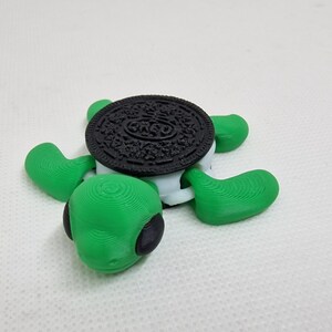 3d-printed Flexi Oreo Turtle - Fun and Unique Flexi, Fidget - Etsy