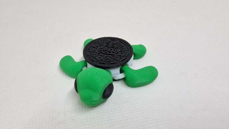 3d-printed Flexi Oreo Turtle - Fun and Unique Flexi, Fidget - Etsy